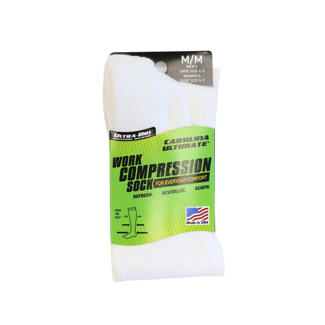 White Compression Socks for Women & Men | Calzuro