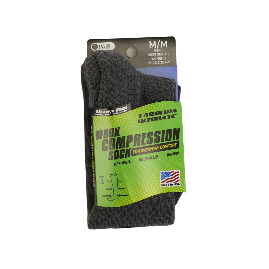 Grey Work Compression Socks | Foot Support Sock | Calzuro