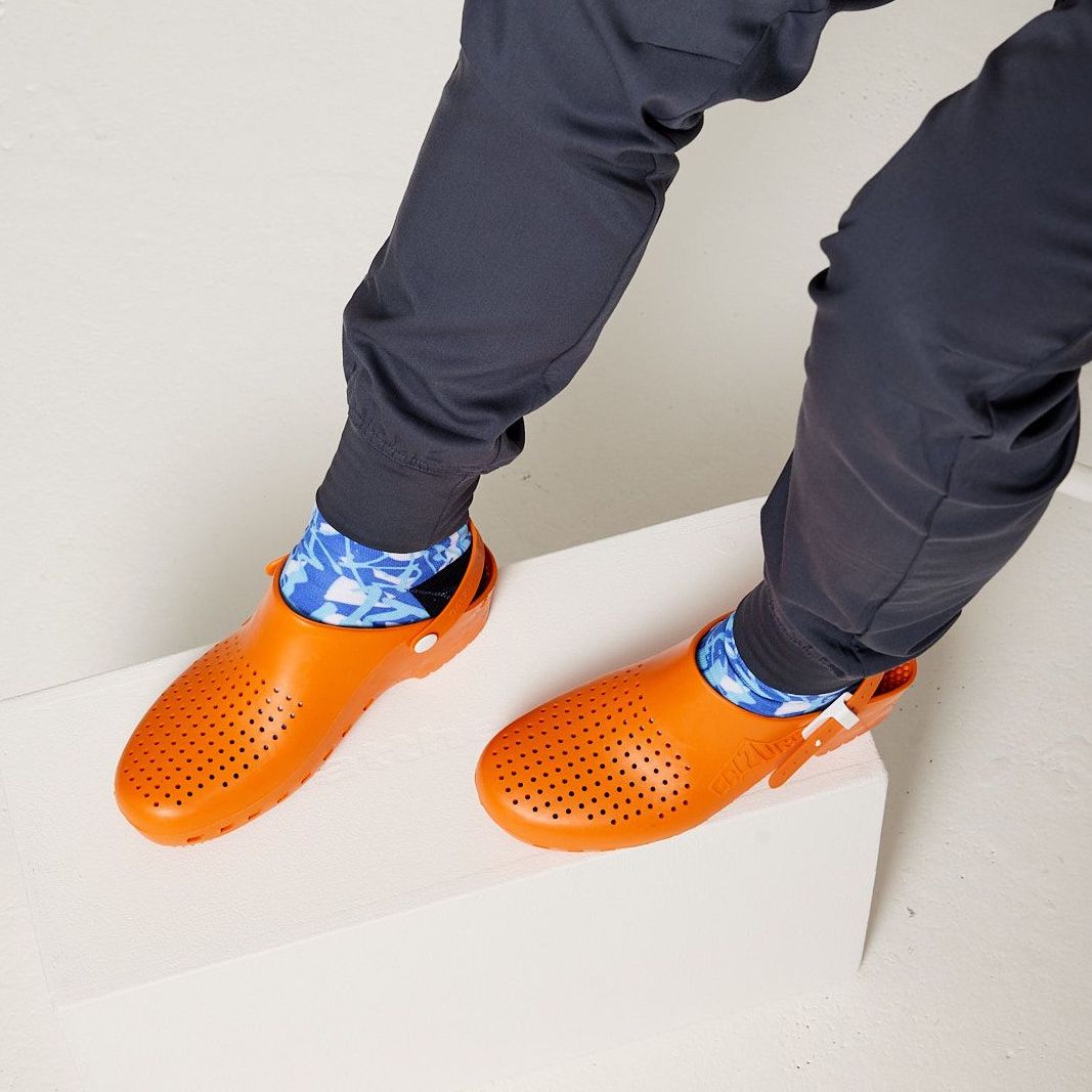 Orange Clog Shoes | Calzuro Classic Clogs with Holes | Calzuro