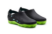 Black/Bright Green Rebel Clog | Breathable Work Shoes | Calzuro